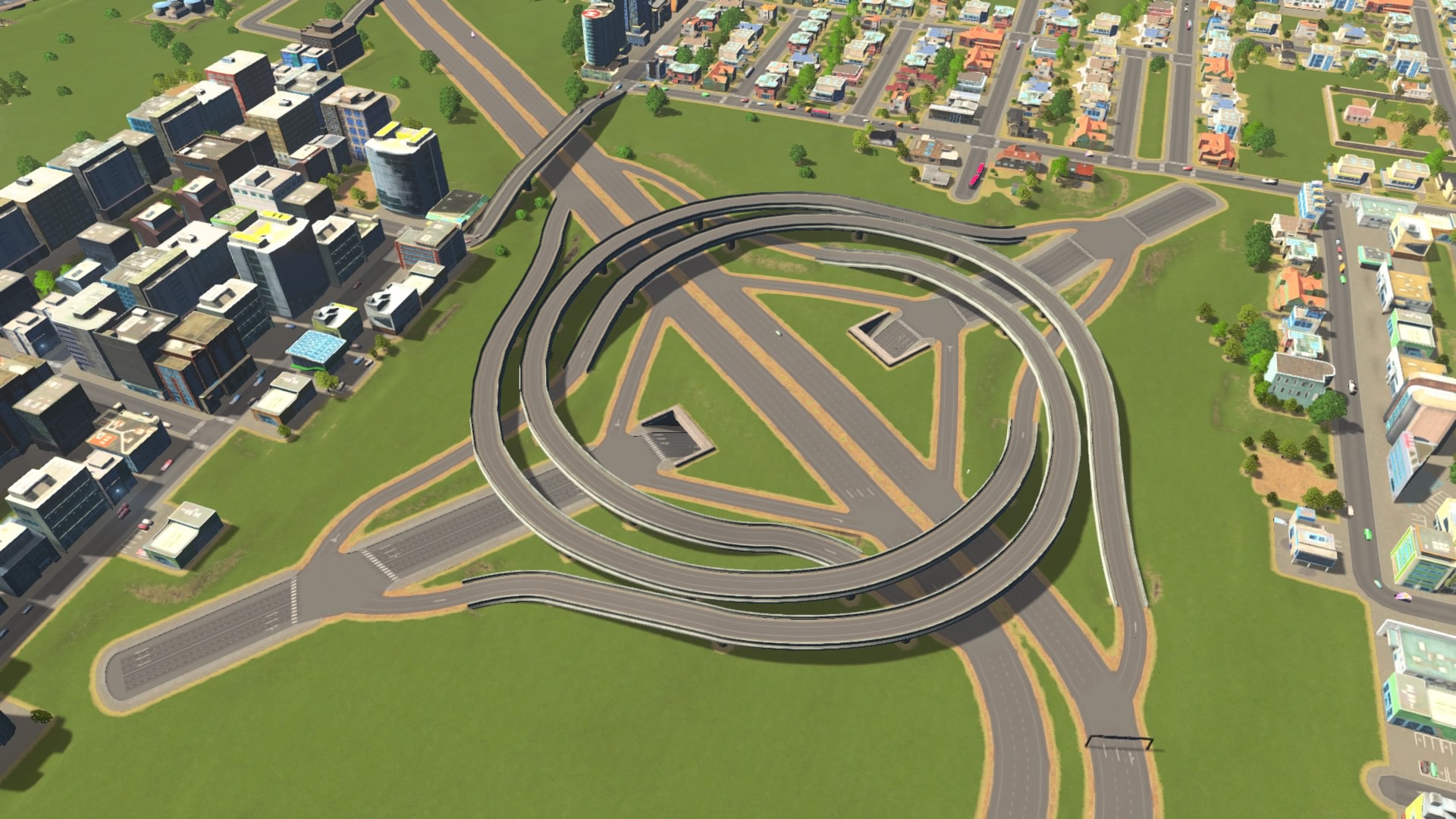 5分岐 Pinavia 型 junction の作成 | Cities:Skylines 街づくりコンテスト